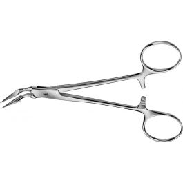 Pinza para astillas Stieglitz curva | instrumental Aesculap | 140mm