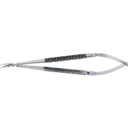 MICRO SPRING SCISSORS CURVED SP/SP 180MM